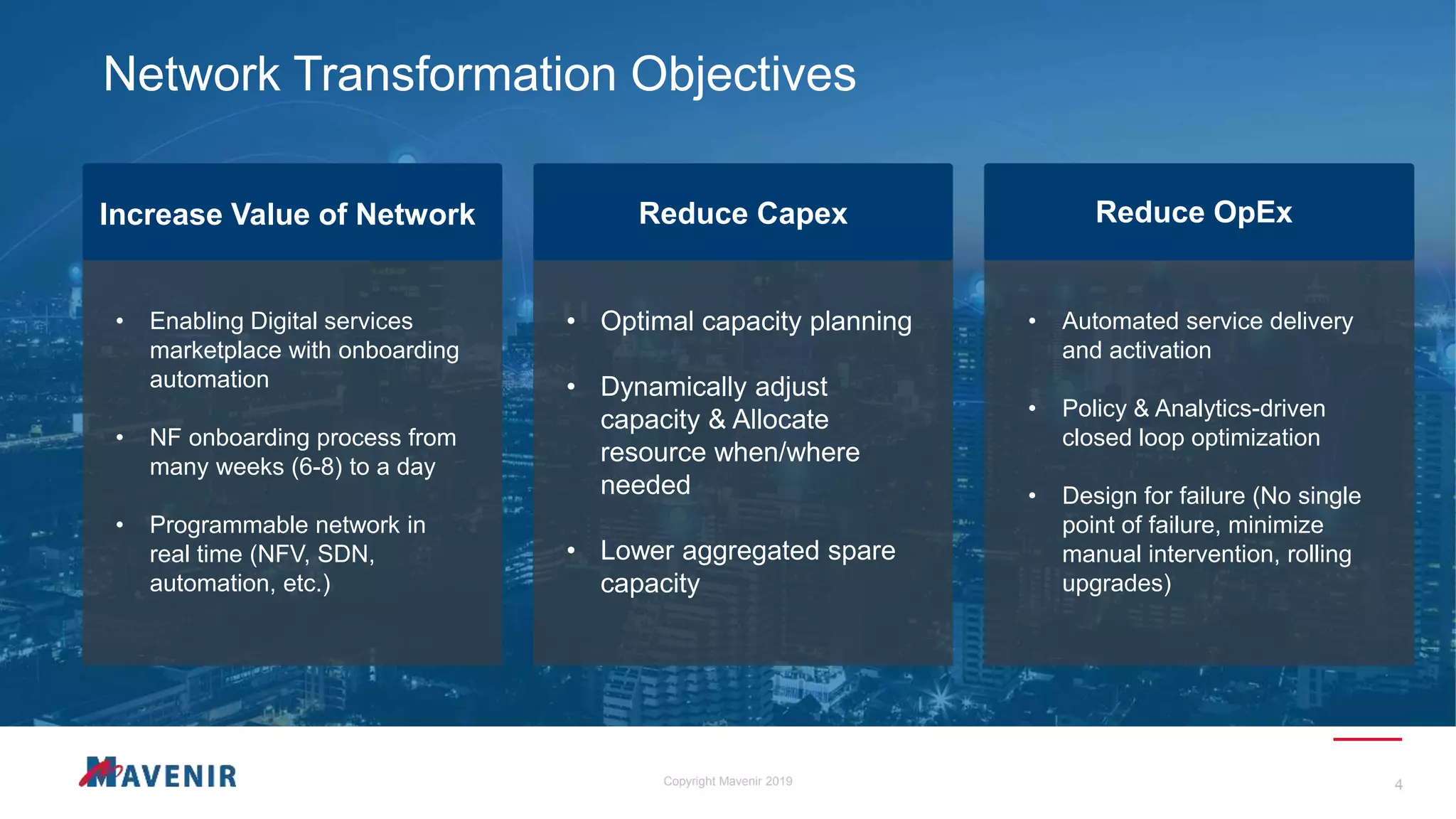 Mavenir: Network Transformation for 5G Services | PPTX