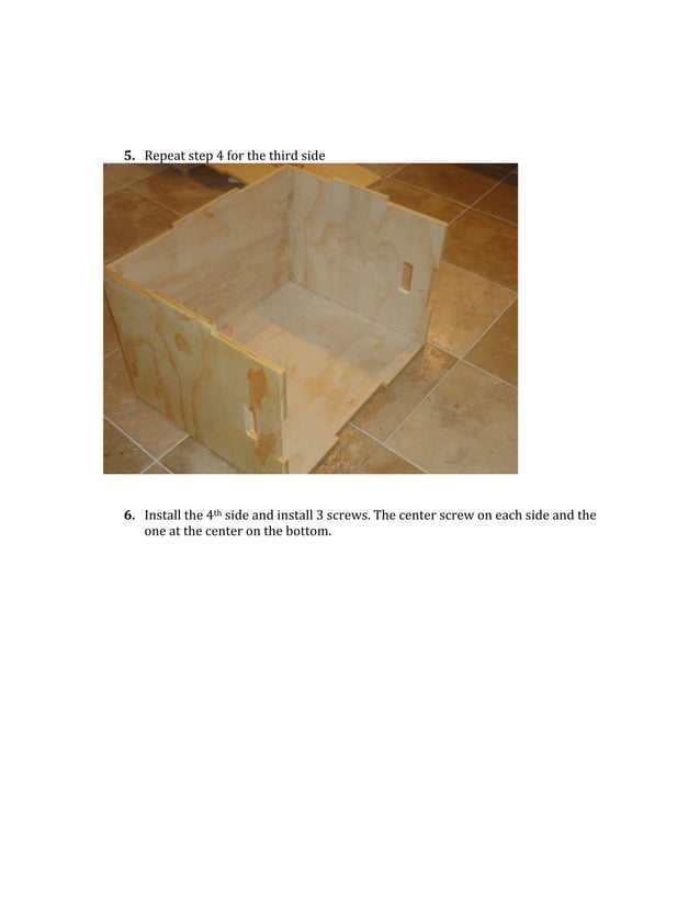 Wood Plyo Box Assembly Instructions | PDF
