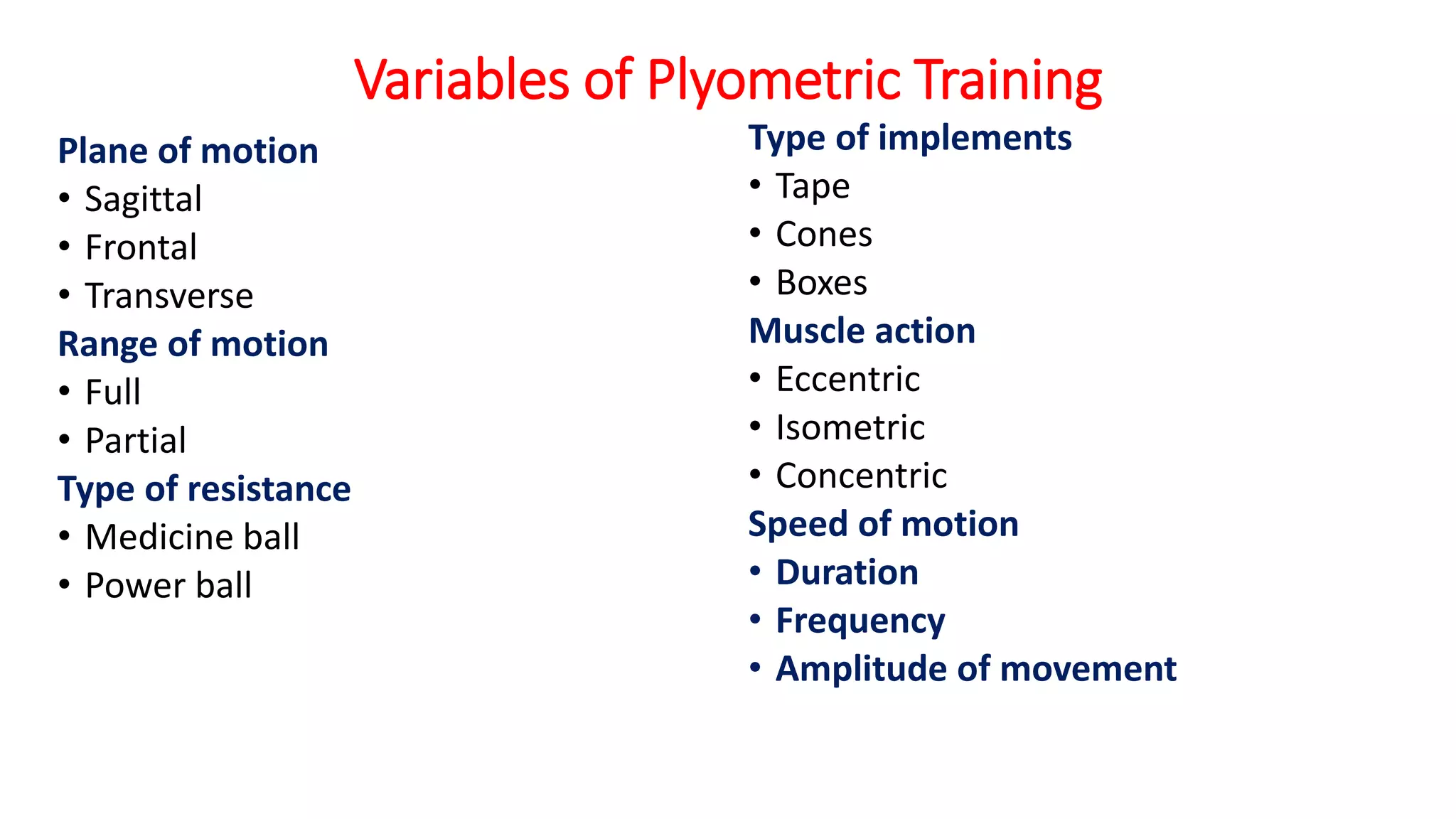 Plyometric anatomy | PPTX