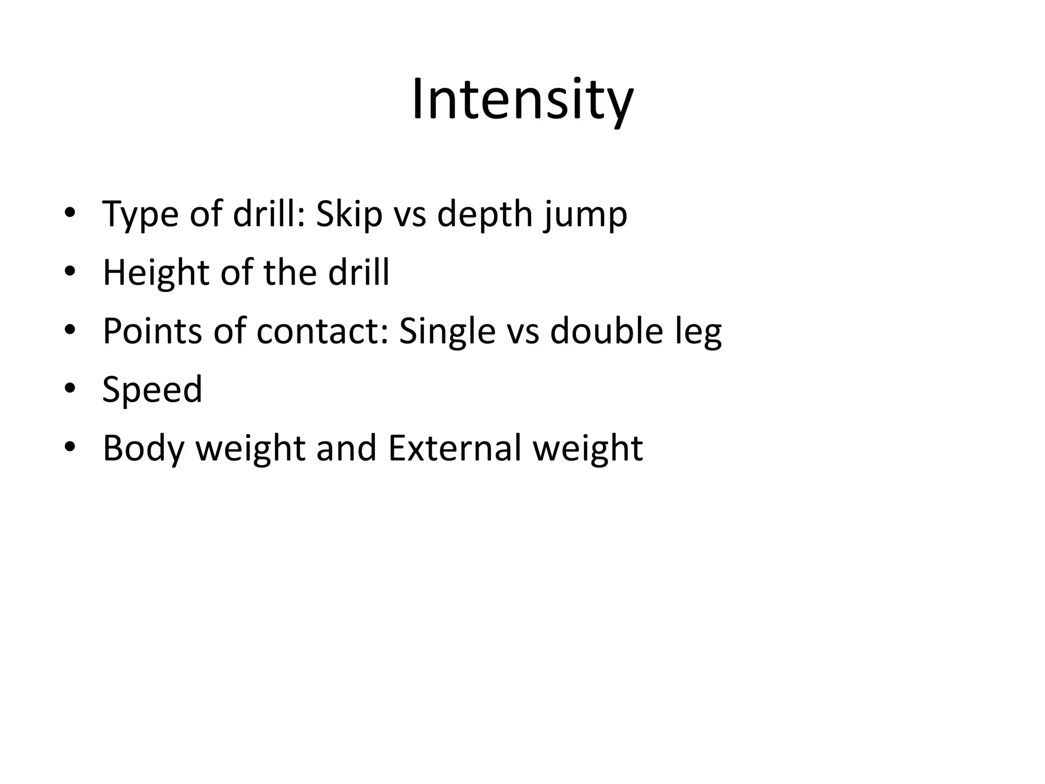 plyometrics training in athletes and the science behind it | PPT