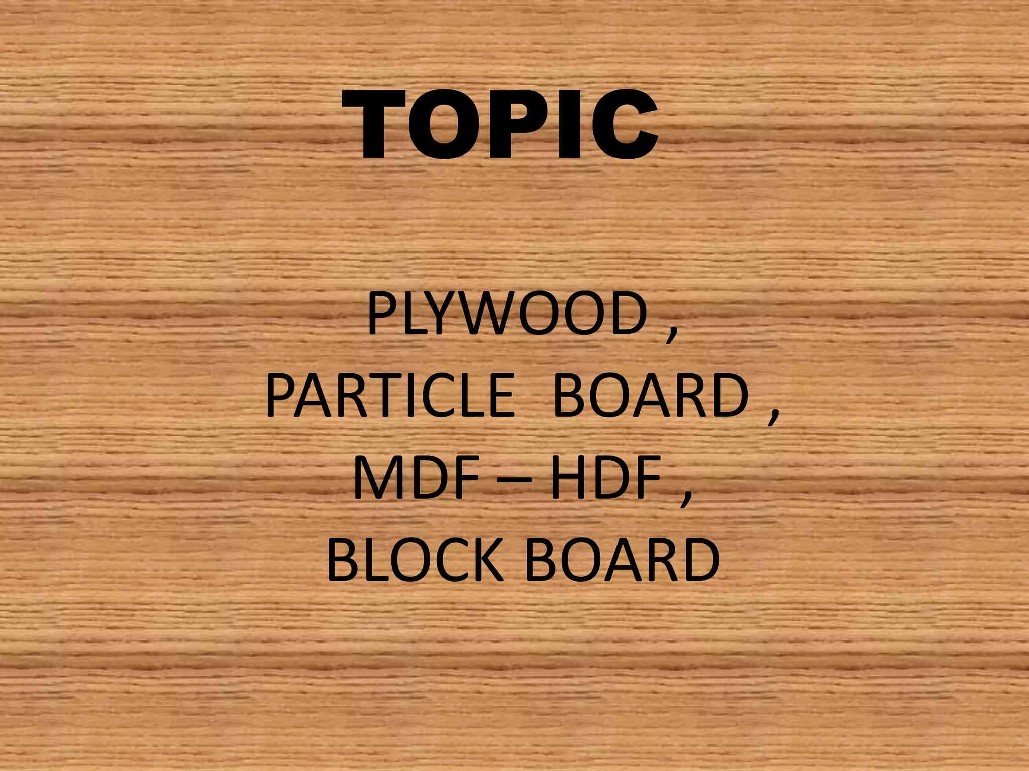 PLYWOOD | PPTX