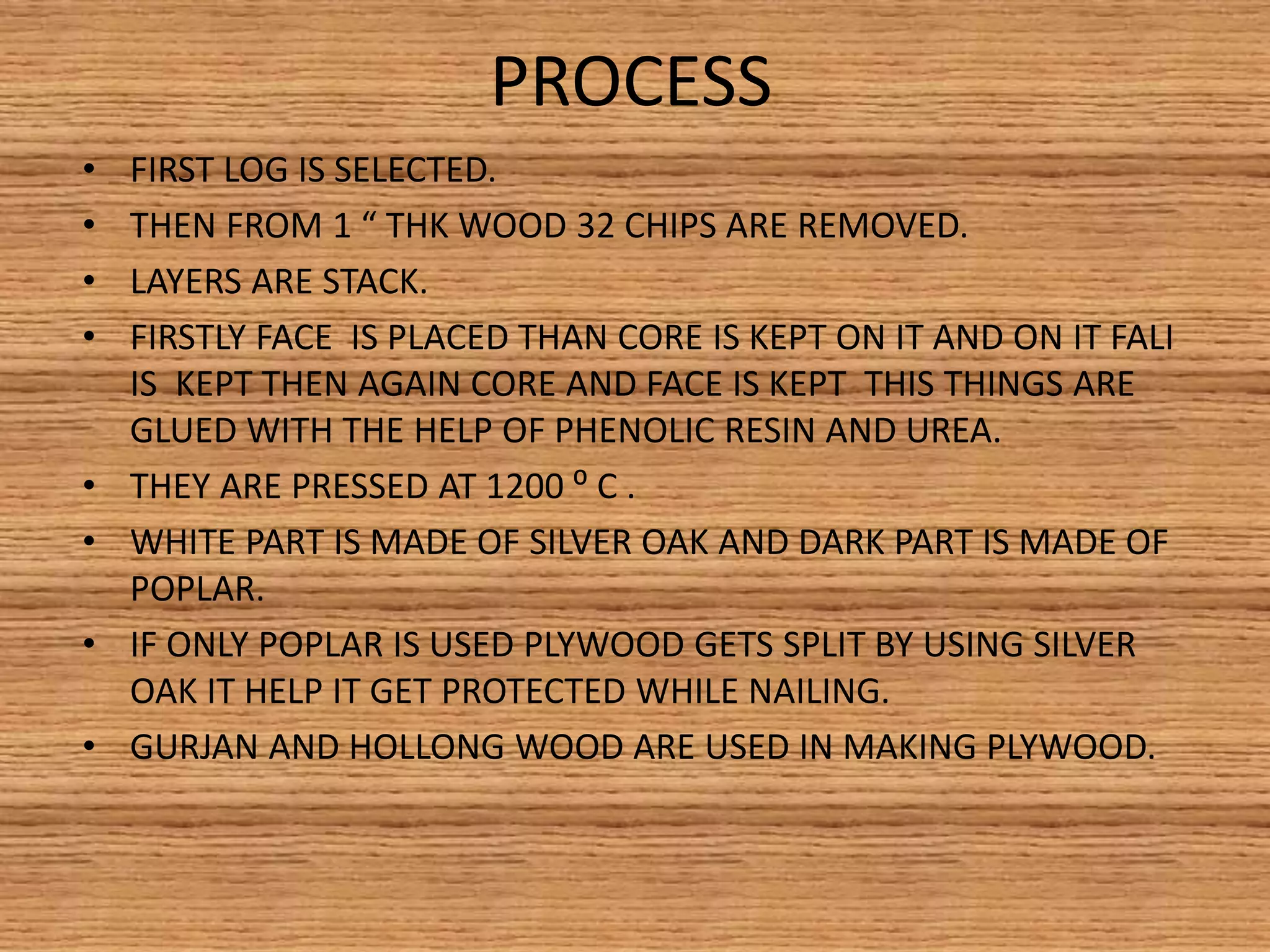 PLYWOOD | PPTX