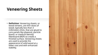 PLYWOOD & VENEEERING SHEETS as a Building Mtareial for Architecture ...