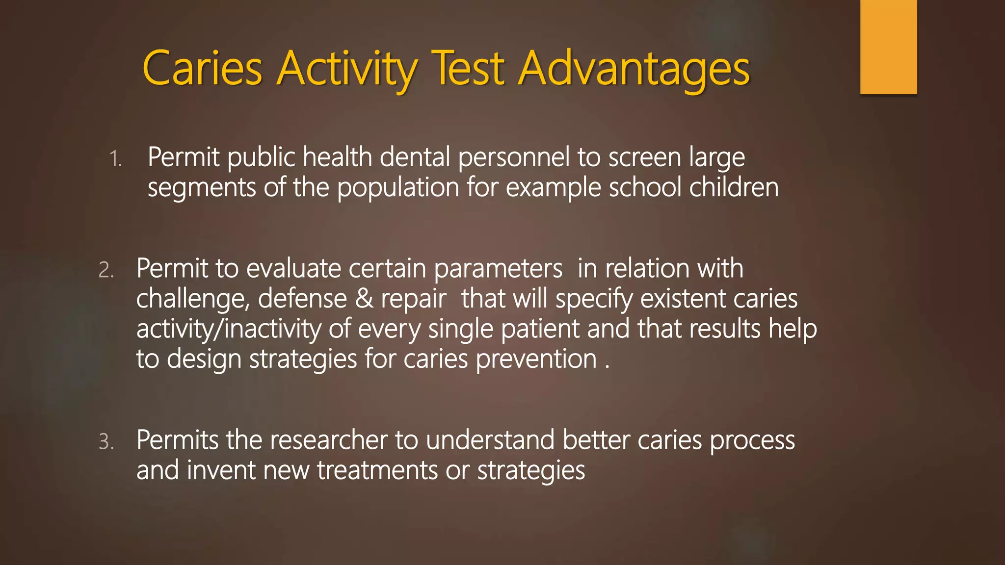 Caries activity test.pptx_2020 | PPTX