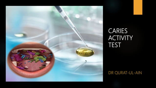 Caries activity test.pptx_2020 | PPTX | Oral care | Personal Care