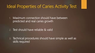 Caries activity test.pptx_2020 | PPTX