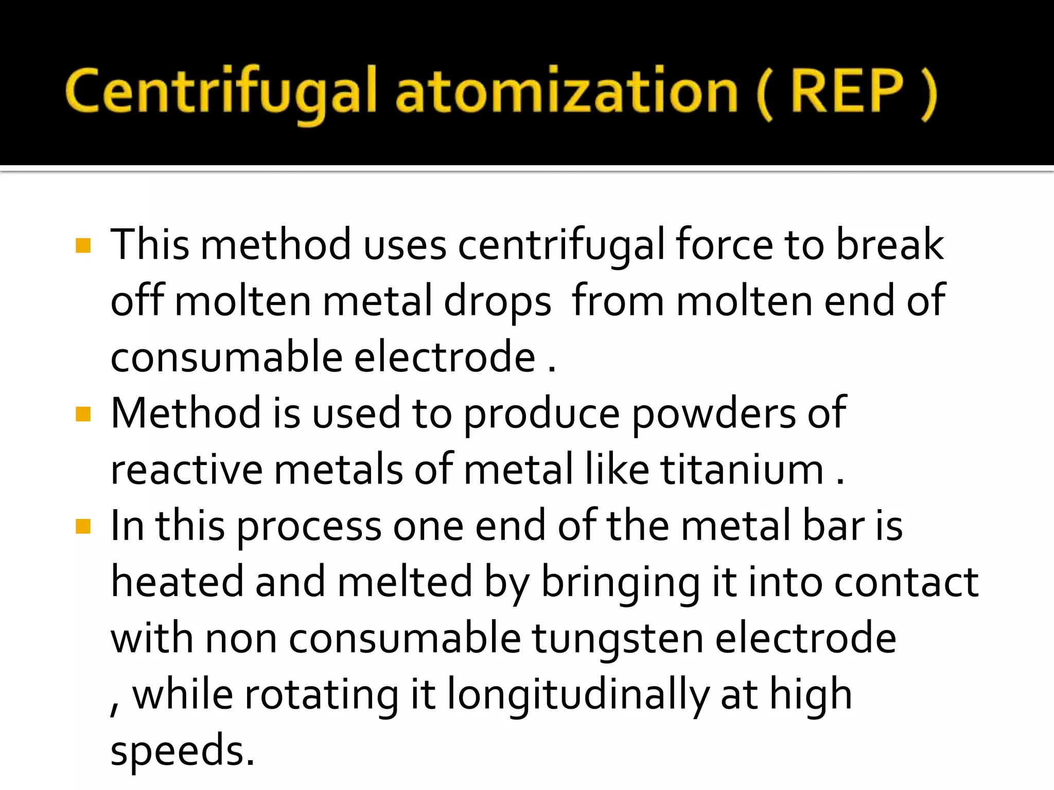 atomization process | PPTX