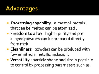 atomization process | PPT