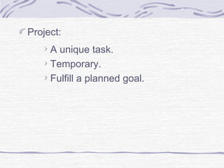 Project Management | PPT