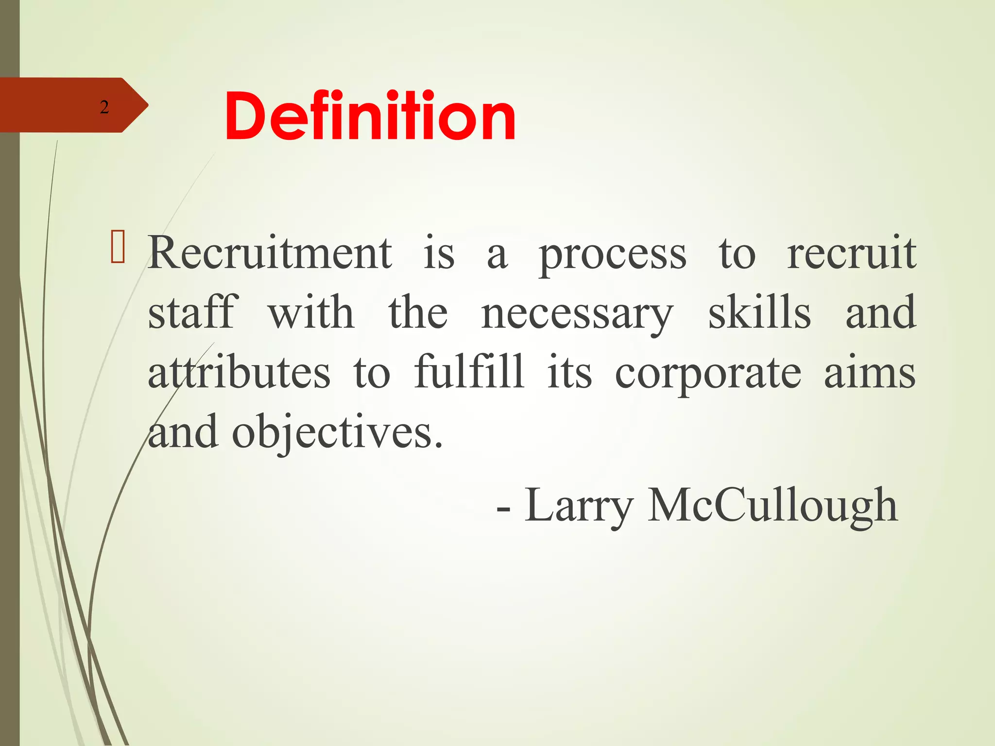 Human recruitment process | PPT