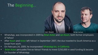 JP - Case Study on Whatsapp | PPTX