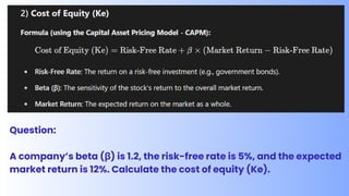 PM- Capitalization and its components, importance and limitations | PDF