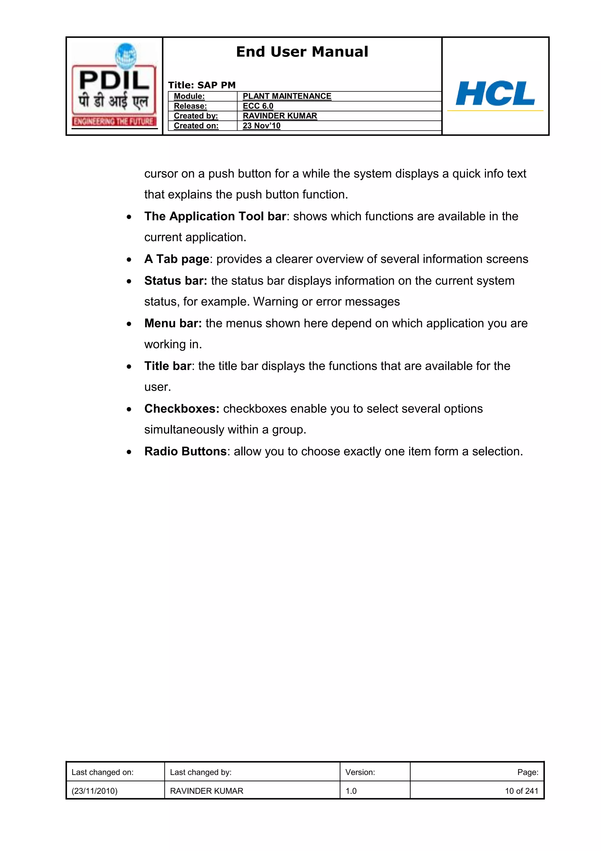 Pm end-user-manual | PDF