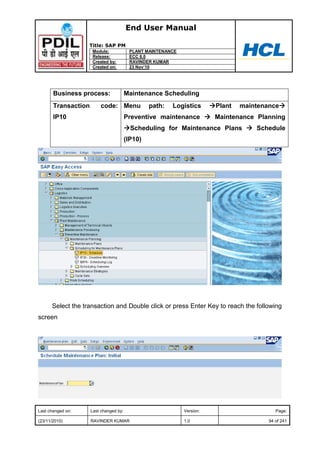 Pm end-user-manual | PDF