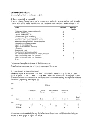 Pm evaluationand selection1 | PDF