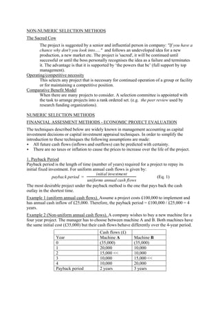 Pm evaluationand selection1 | PDF