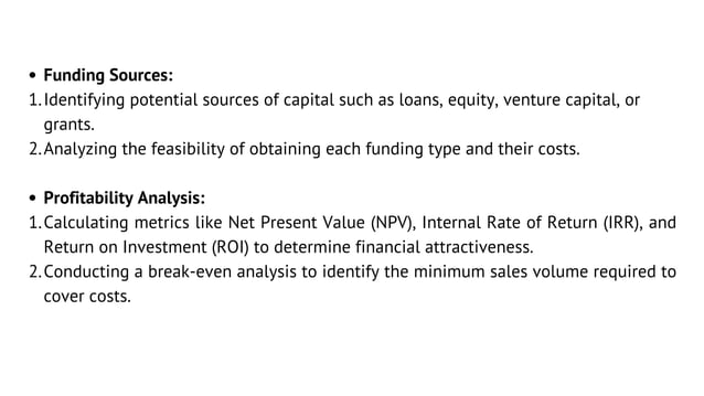 PM-Feasibility-Market, Technical, Financial and Economic | PDF | Business Accounting & Finance ...