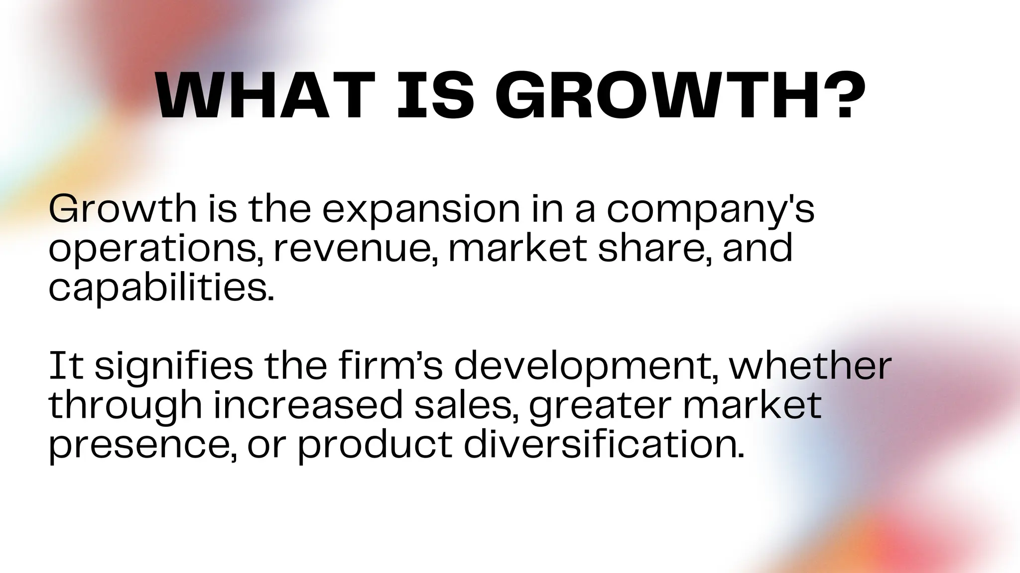 PM- Growth-Dimension, Phases, Factors and Growth Rate Decision | PPT