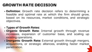 PM- Growth-Dimension, Phases, Factors and Growth Rate Decision | PPT