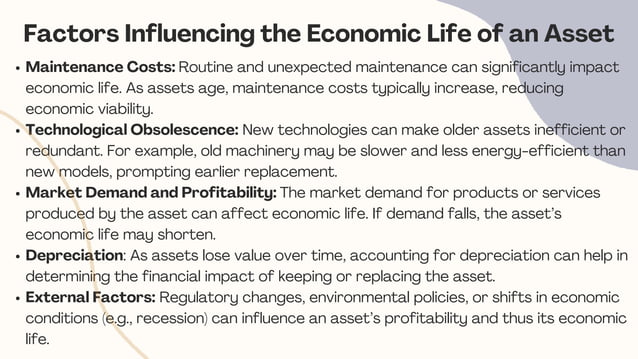 PM- Life Cycle – Determining Economic Life..pdf | Business Accounting & Finance | Business