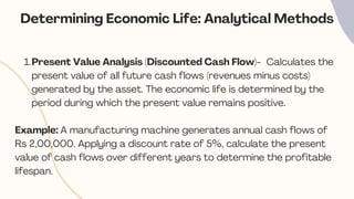 PM- Life Cycle – Determining Economic Life..pdf | Business Accounting ...