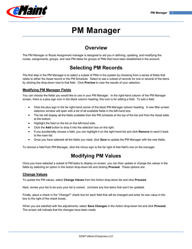 Pm Manager | PPT