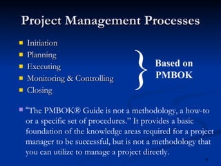 Project Management Methodology | PPT