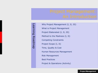 Introduction to Project Management | PDF