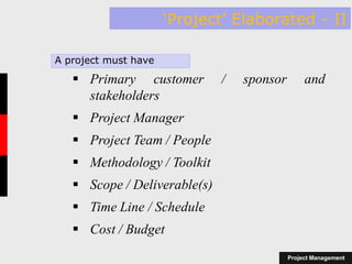 Introduction to Project Management | PDF
