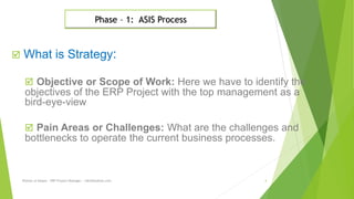 Project Management - Phase 1: ASIS Preparation | PDF