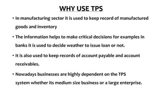 TRANSACTION PROCESSING SYSTEM | PPTX