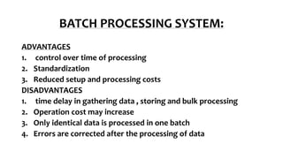 TRANSACTION PROCESSING SYSTEM | PPTX