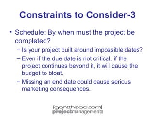 Pm risks-and-constraints | PPT