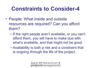 Pm risks-and-constraints | PPT