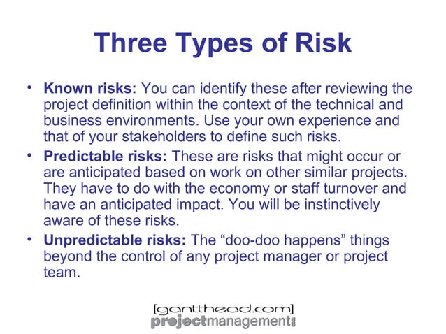 Pm risks-and-constraints | PPT | Business | Business and Finance