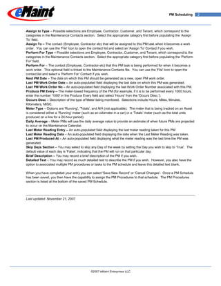 Pm Scheduleing | PDF