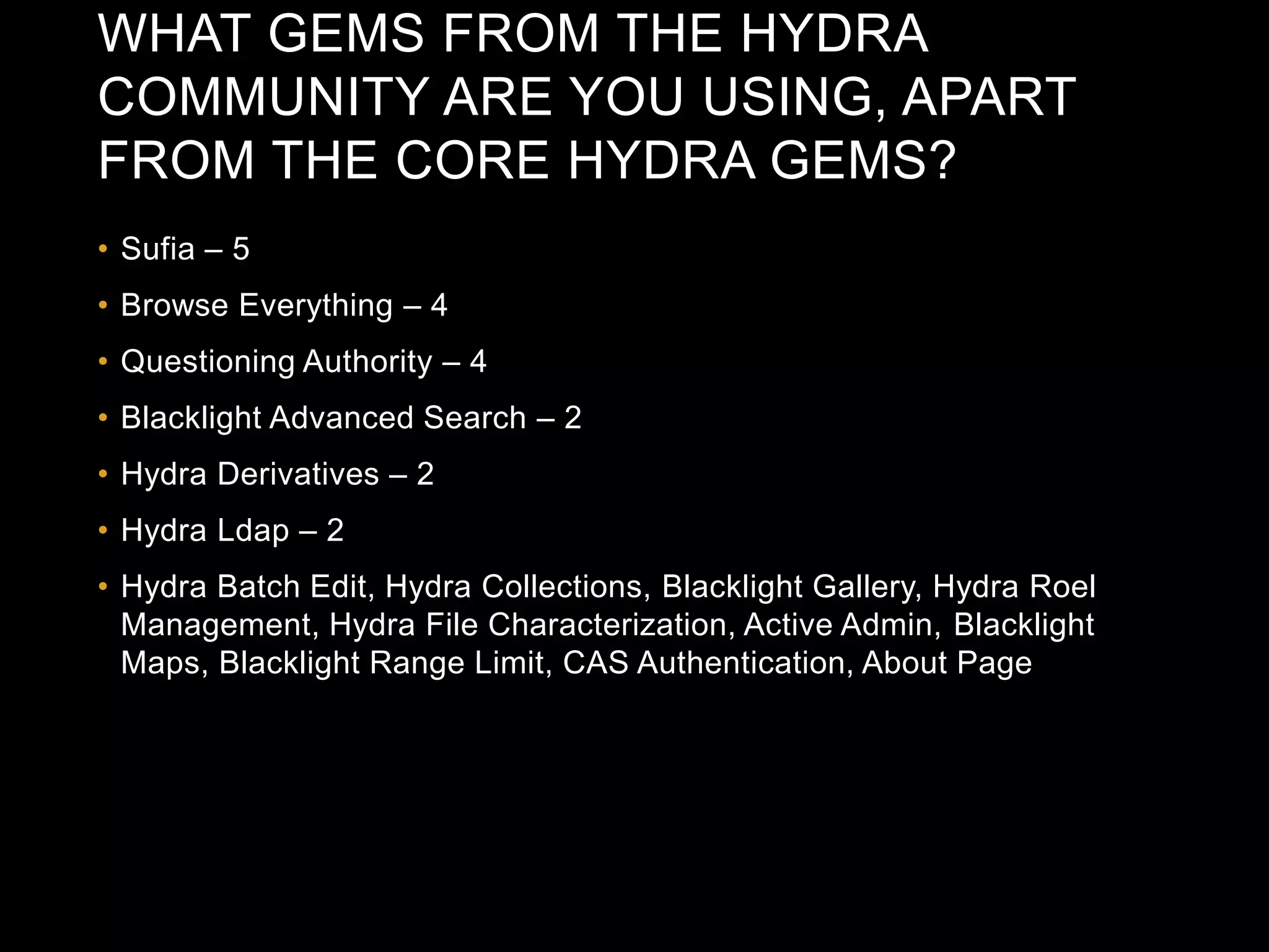 Hydra Project Management Survey | PPTX | Web Development | Internet