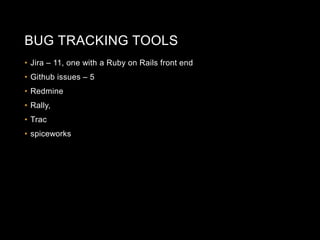 Hydra Project Management Survey | PPTX | Web Development | Internet