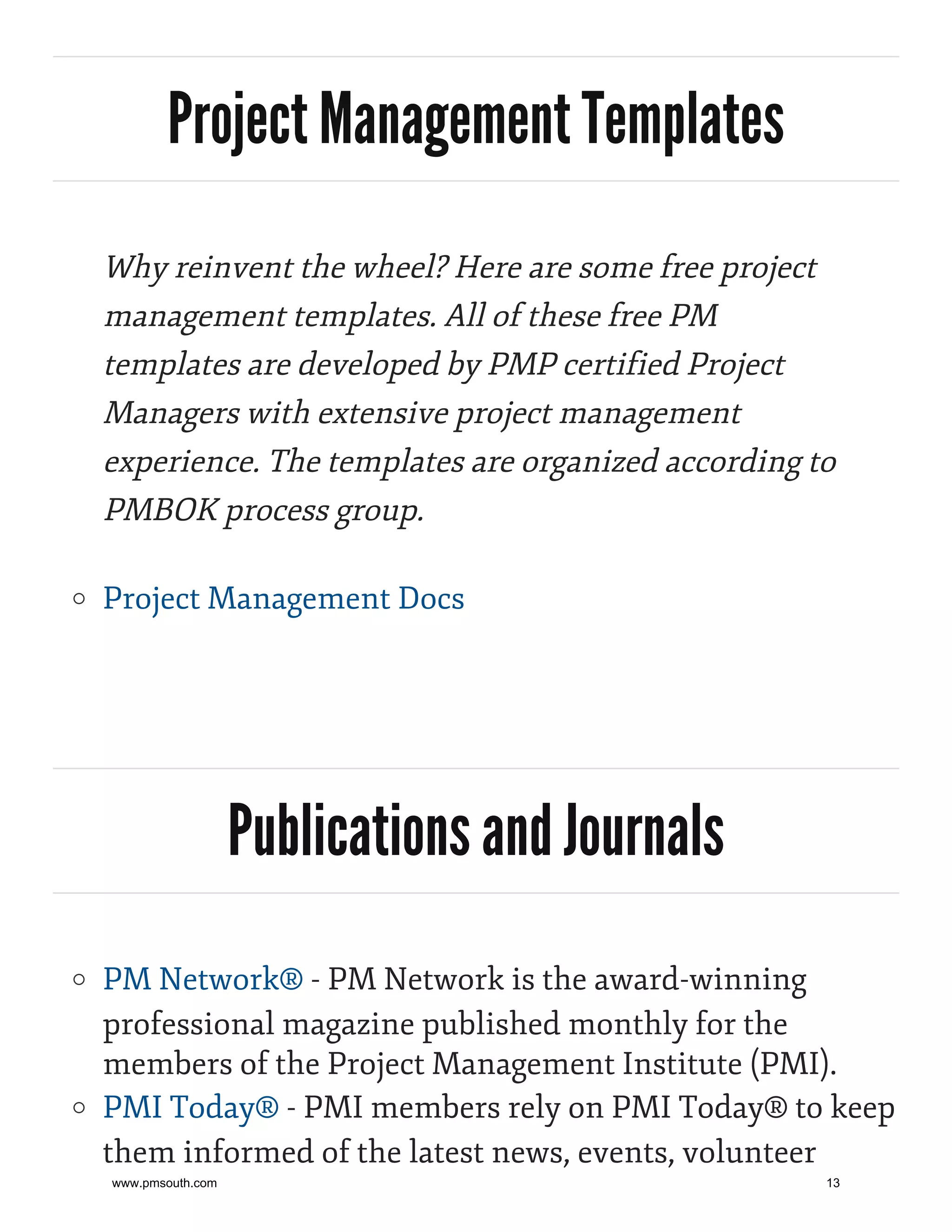 Project Management Tool BOX | PDF