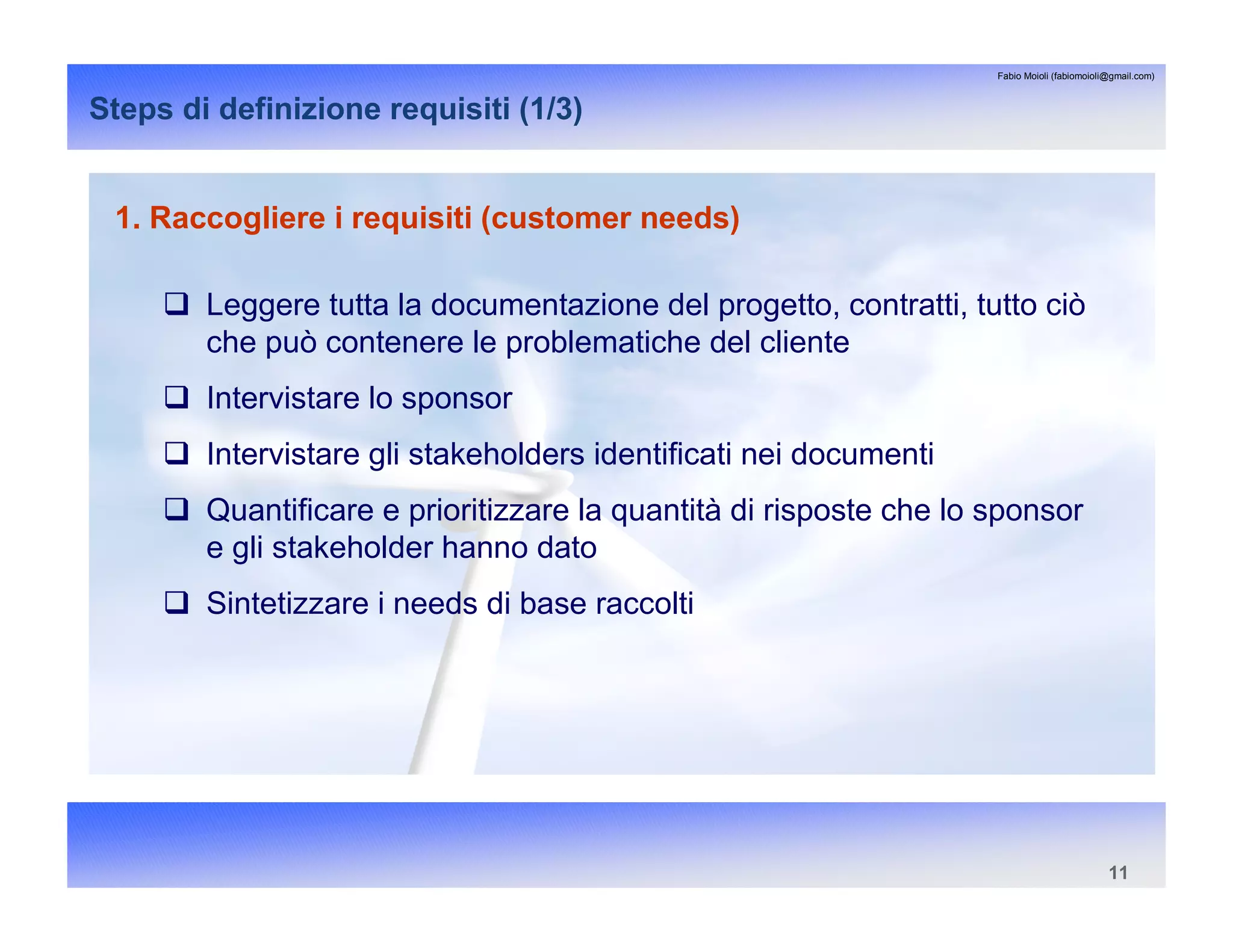 Project Management - Module 3 Training (Fabio Moioli) | PPT