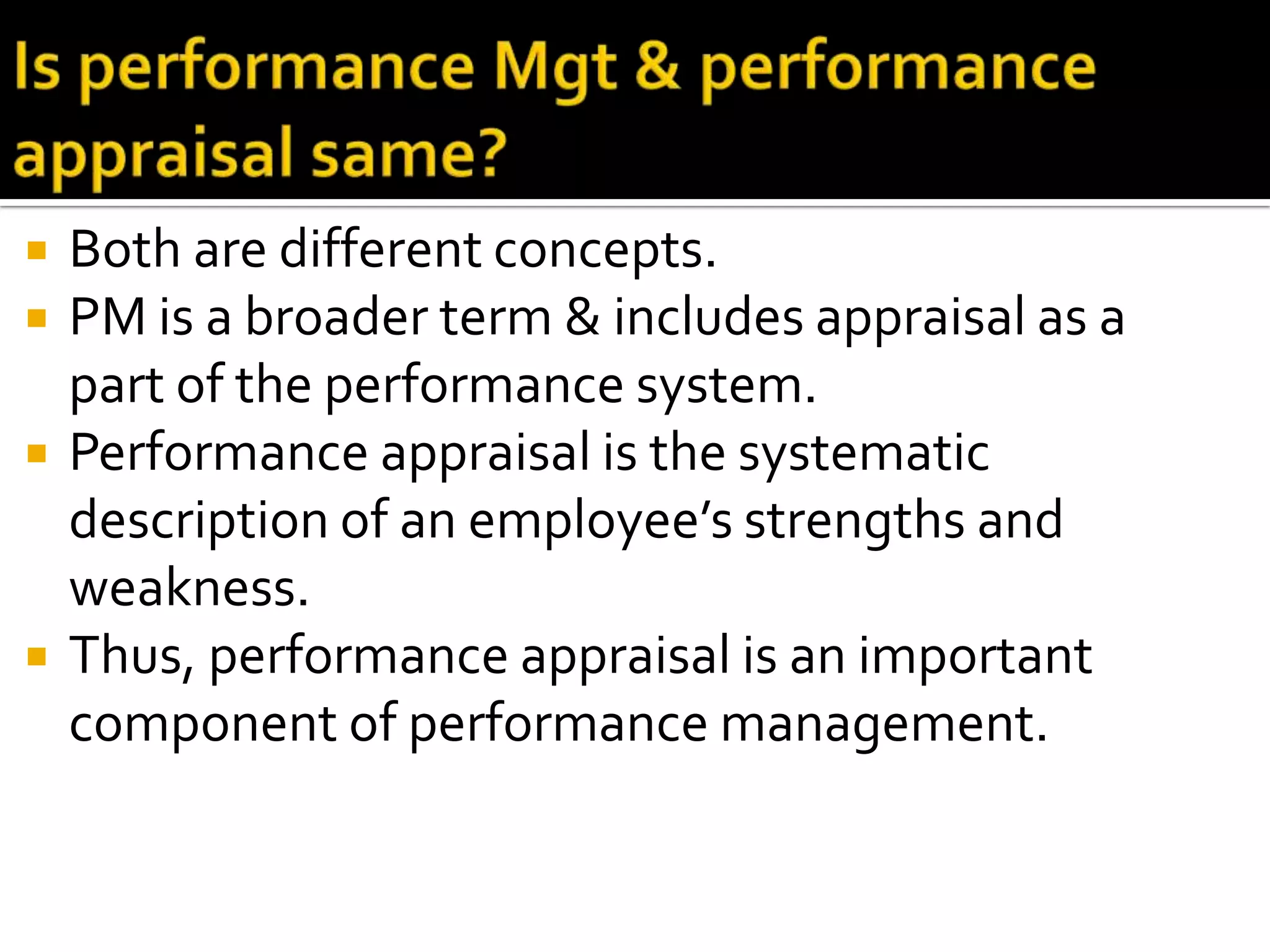 Performance management | PPTX