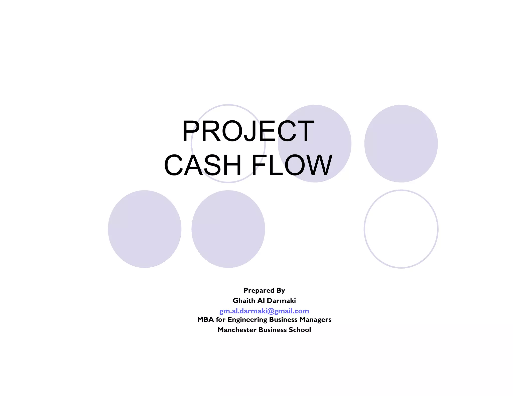 PM Unit III - Project Cash Flows | PDF