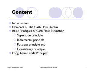 PM Unit III - Project Cash Flows | PDF