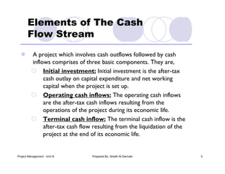PM Unit III - Project Cash Flows | PDF