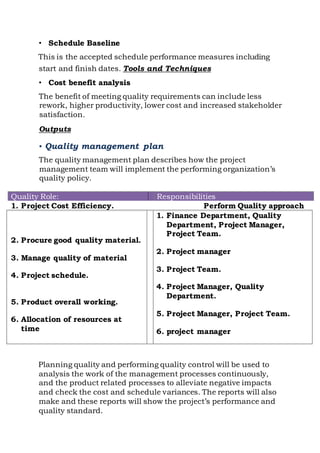 Project Management Report | PDF