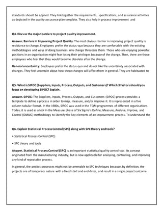 Pm0017 project quality management | PDF