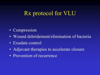 Venous Leg Ulcers: Wound Preparation & Adjuvants to Healing | PDF ...