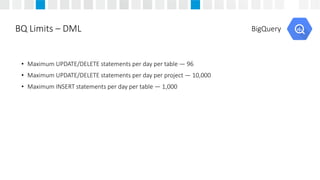 Introduction to GCP BigQuery and DataPrep | PPTX