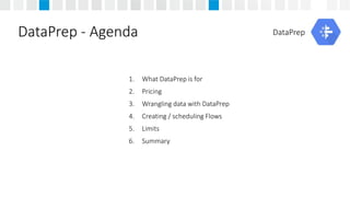 Introduction to GCP BigQuery and DataPrep | PPTX