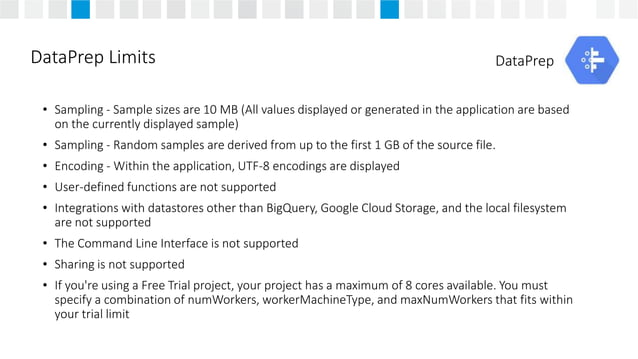 Introduction to GCP BigQuery and DataPrep | PPTX